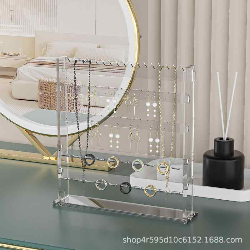 ・素材: アクリル・商品タイプ: アクリルネックレススタンド、アクリル4段イヤリングスタンド、アクリル5段アクセサリースタンド・スタイル: アートスタイル