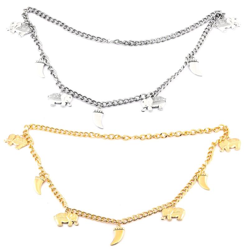 ・カテゴリ: ウエストチェーン・対象: ユニセックス・対象年齢: 大人・素材: 金属・デザイン要素: パンク・スタイル: エスニック・仕様: シングルループ・長さ: 105cm、115cm・シーズン: オールシーズン・幅: 1cm・留め具:...