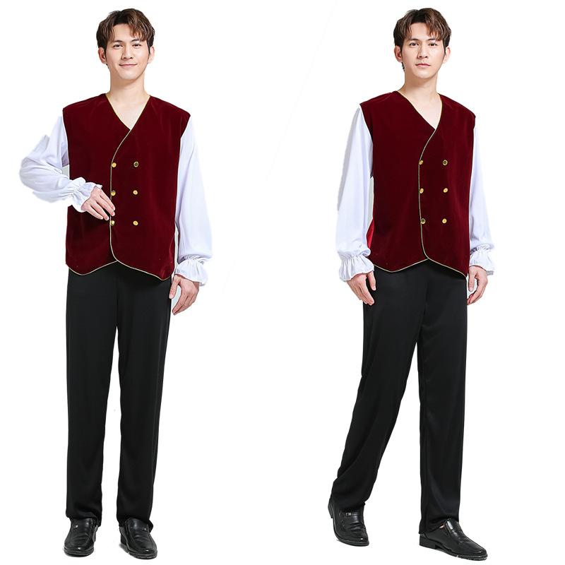 ・性別: 男性・主な素材: ポリエステル・カラー: レッド・サイズ展開: S、M・対象年齢: 30〜34歳・テーマ: 欧米ファンタジー・スタイル: 民族調