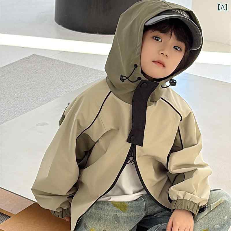 ・カテゴリ: キッズアウター、ジャケット、コート・性別: ユニセックス・対象年齢: 3～8歳、適応身長100～140cm・ネックライン: クルーネック・スタイル: カジュアル・厚さ: 普通・生地加工: 柔加工・フード: 付き・デザイン要素:...