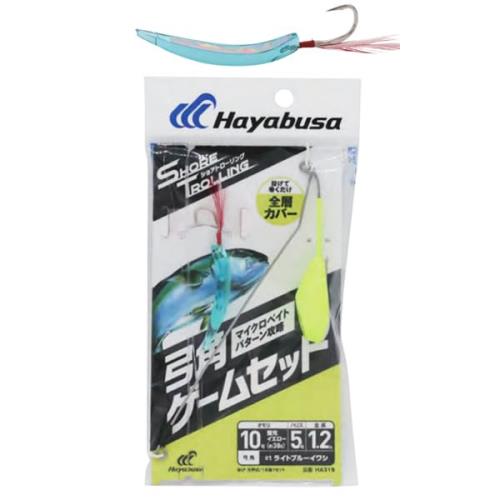 カラー：1.ライトブルーイワシ 弓角サイズ：45mm 鈎：14号 堤防でもサーフでも、表層からボトムまで状況に応じて対応可能！ 立つ天秤を採用し、安定した飛行姿勢と驚きの飛距離を実現！関連キーワード：ハヤブサ Hayabusa HA319シ...