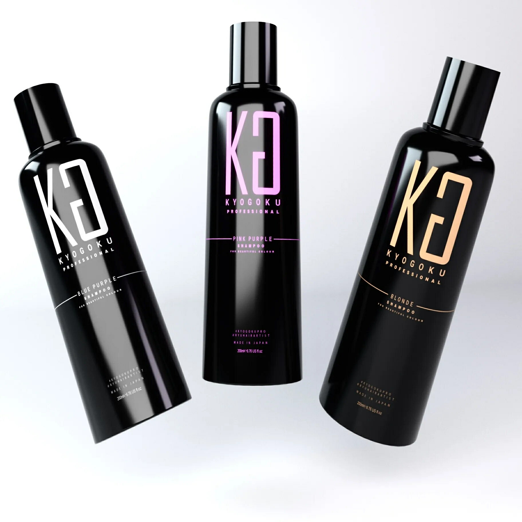 商品名：KYOGOKU カラーシャンプー カラータイプ：ブロンド、ピンクパープル、ブルーパープル 容量：200ml メーカー希望小売価格：3,267円（税込） ◇最大限の色表現と希望色を長く楽しめるブロンド色 ダブルファインテイント処方・2...