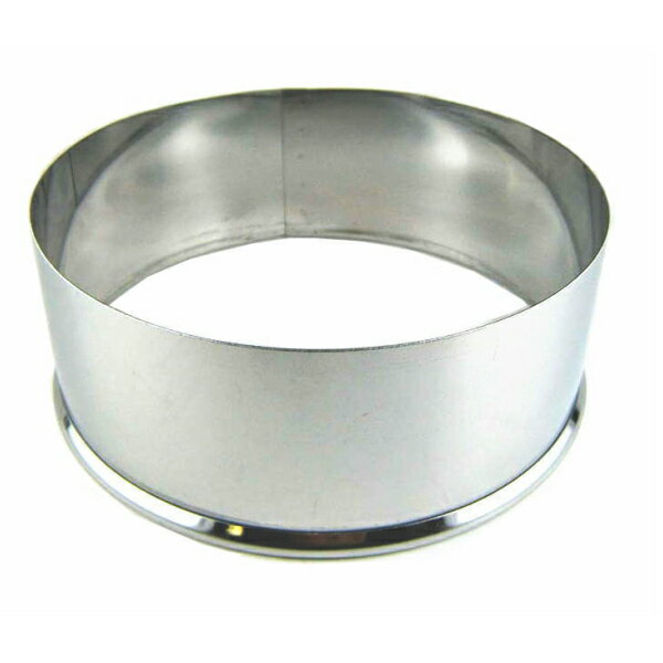 サイズ；直径：約130〜132mm×H45mm 材質：18-0ステンレス 日本製；新潟県燕市 【お断わり】計り方によって何ミリかの誤差はあります、ご了承ください。生地（パテ）や野菜、フルーツなどを抜いたり、タルタルなどの料理を詰めて盛り付け...