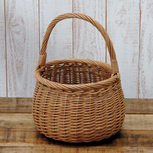 ウィッカーバスケット商品の特徴かわいいナチュラルバスケットのご紹介です。サイズ■サイズ：W22×D23×H15（取手含み30cm）■素材：ウィッカー■素材：中国 【ご注意】必ずお読みください。■バスケットは、商品の性質上、多少の汚れや形のゆ...