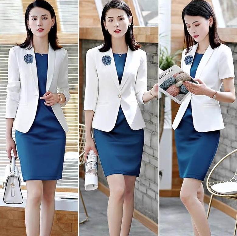 選べる袖丈のジャケットとノースリーブワンピースがセットになったエレガントなセットアップ。フェミニンなタイトシルエットで、スマートかつ上品な印象を演出します。フォーマルシーンにもぴったりなデザインで入学式や結婚式、冠婚葬祭など幅広いシーンに活...