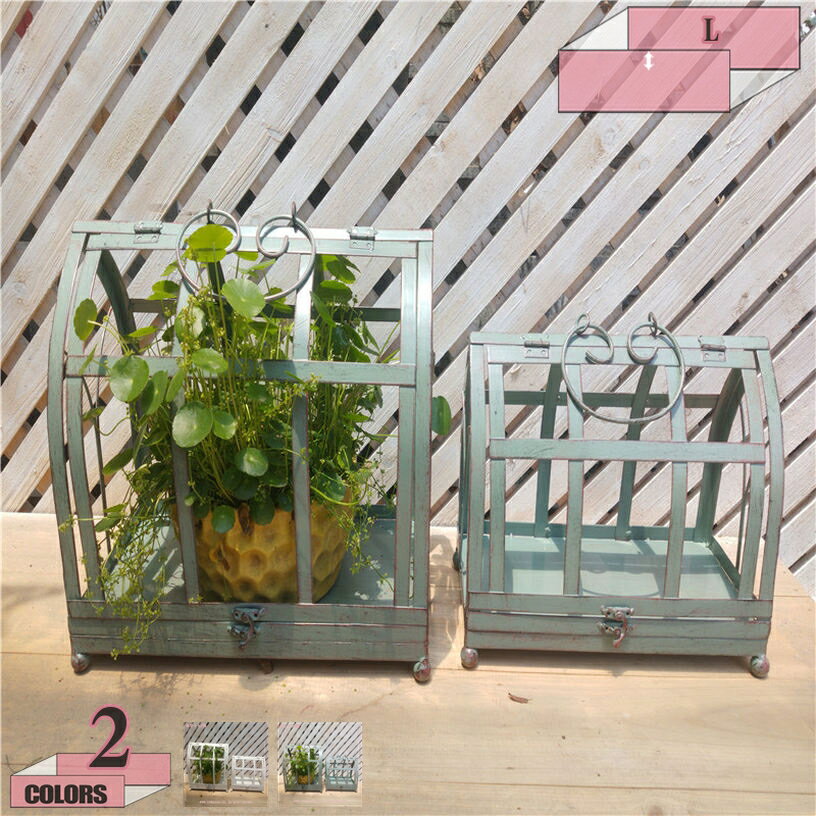 メイン素材：鉄【サイズ】39*23*35/34*18*27cm　具体的な寸法は写真に示されています。 具体的な寸法は主に種類のもので、図は参考用です。【高級な材質】その鉄製プランタースタンドは、良い鉄材ならではのレトロ風が感じられます。暖か...