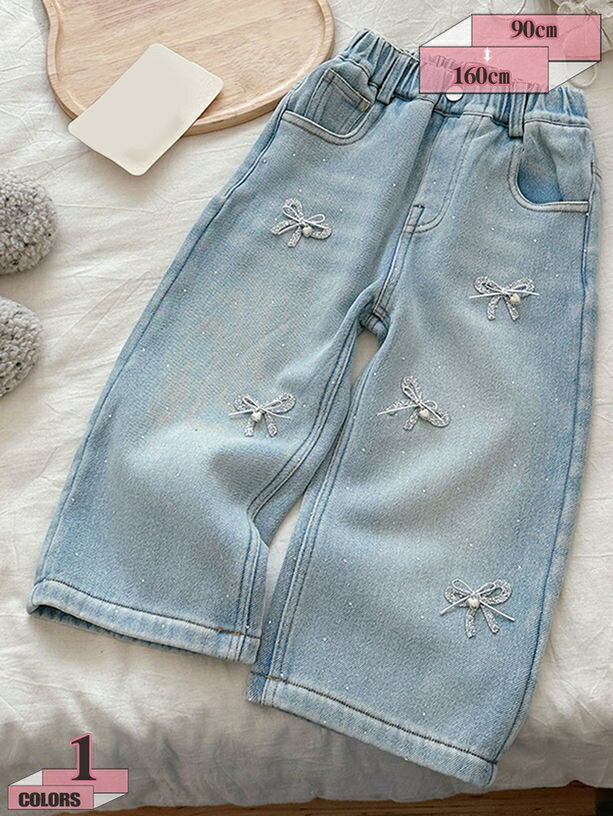 表地：デニムメイン素材：デニム★冬の定番人気素材、裏起毛シャギー素材を使用したデニム ワイドパンツ。 ! 裏側全面がボア付きで防寒効果バツグン。　　　　 ■ご注意：ズボン単品です、ベルトや付属品がついてないことをご了承ください。★あったか裏...