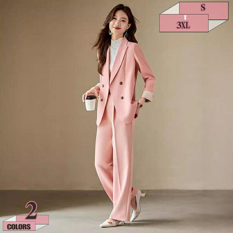 表地：ポリエステルメイン素材：ポリエステル◆ テーラードネックで、ウエストラインを美しく演出し、女性らしさを上げてくれて、魅力的でフェミニン、おしゃれ感じの際立っていきます。◆ 美しくてシンプルなラインより作られたテーラードスタイルのスーツ...