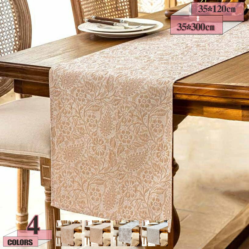 メイン素材：ポリエステル商品仕様：テーブルランナー*1枚。 材質：ポリエステル 。テーブルランナーはポリエステル製で、柔らかく、耐久性があり、耐摩耗性があり、再利用可能で、色褪せしにくく、長期間使用できます。 多機能：滑り止め、防塵、防汚、...