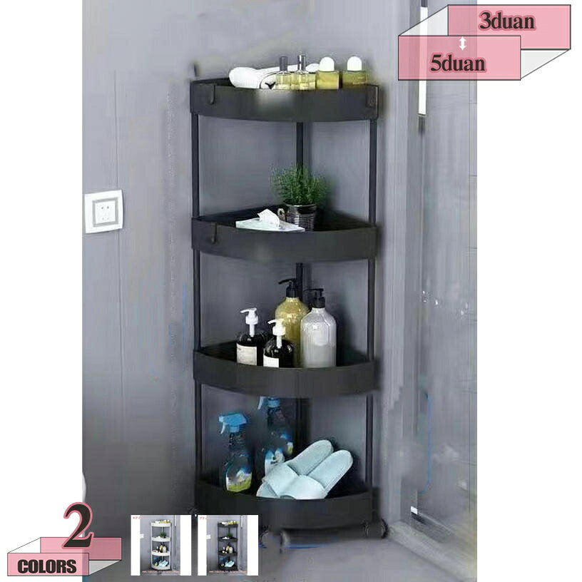 メイン素材：プラスチック◆「サイズ（cm）」3段（3層）：幅36.4×奥行25.8×高さ64cm、4段（4層）：幅36.4×奥行25.8×高さ90cm、5段（5層）：幅36.4×奥行25.8×高さ116cm◆「使いやすい設計」 物を取りやす...