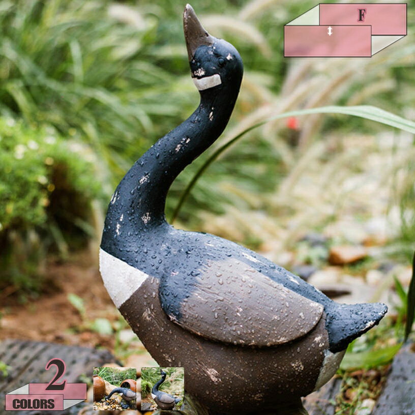 メイン素材：レジン◆アヒルの置物（庭のアヒルの装飾、リアルなアヒルの像、庭の池のアヒルの像、アヒルの風景飾り、アヒルのオーナメント、庭の池のアヒルの装飾、水池のアヒルの置物。）◆非常に繊細で美しい。このアヒルの像はおしゃれな造園装飾であり、...