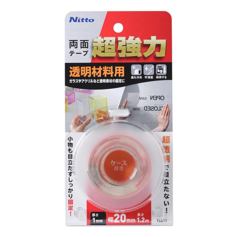 ニトムズ 超強力両面テープ 透明材料用