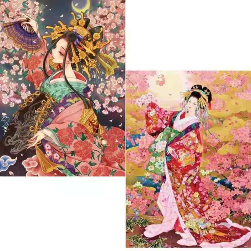 2枚セット 5Dダイヤモンドアート キット ダイアモンドビーズ絵画キット DIY・手作り絵画手芸キット 5D モザイクアート ハンドメイド かわいい 芸術品 装飾 ダイヤモンド塗装 全面貼り付け💎【ダイヤモンドセット内容】5...