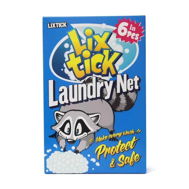 LIXTICK LAUNDRY NET (BLUE) | ランドリーネット 6枚組 洗濯ネット ブルー ギフトパッケージ付き洗濯が楽しくなる?カラーメッシュ仕様使い勝手の良い6サイズの6枚セットとなります。やや細かいメッシュは、しっかり洗い...