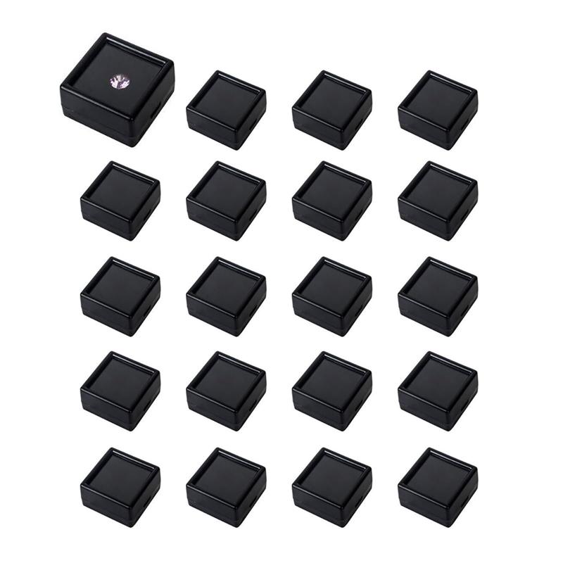 GOODCHI ルースケース 宝石箱 20個セット 窓付 プラケース 3cm ジュエリーケース 小物入れ【商品仕様】内容物：20個入、 サイズ：3cm×3cm×1.7cm【材質】PC、プラスチック【窓付きのルースケース】透明度が高い、中身を...