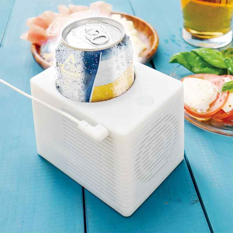 THANKO 缶をキンキンに保冷「USB CanCooler」USBCANCL【サイズ】横78×縦110×高さ83(mm) 　【重量】約243g【電源】USB 5V/2A5V/1Aの供給の場合、ご使用いただけません。 【冷却性能内部アルミ材...
