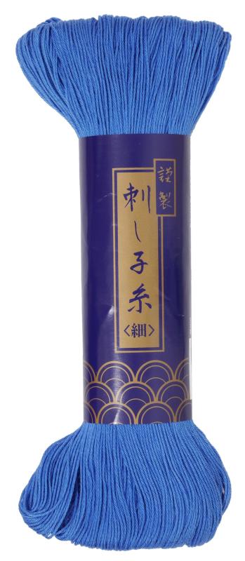 ダルマ 刺し子糸 細 170m col.17 瑠璃 01-2110素材:綿100%糸長:170m