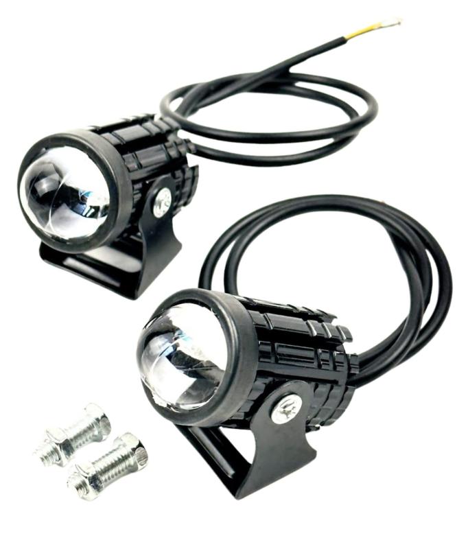 HTharros バイク 用 フォグランプ LED ライト 汎用 12W 作業灯 ワークライト 黄 白 切替 12V 24V 兼用 高輝度 防水 2個セット6000Kホワイト光と3000Kイエロー光に切替可能なフォグランプ・ワークライトとな...