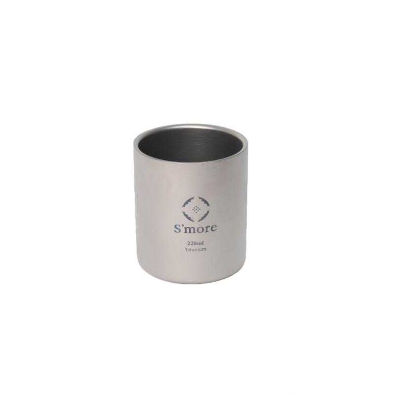 S'more(スモア) Titanium cup double 二重構造 チタンカップ