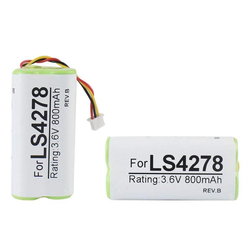 Motorola Symbol LS4278 LS4278-M LI4278 DS6878 バーコードスキャナー 800mAh 3.6V Ni-Mh PN 82-67705-01 BTRY-LS42RAAOE-01用 2パックバッテリーMo...