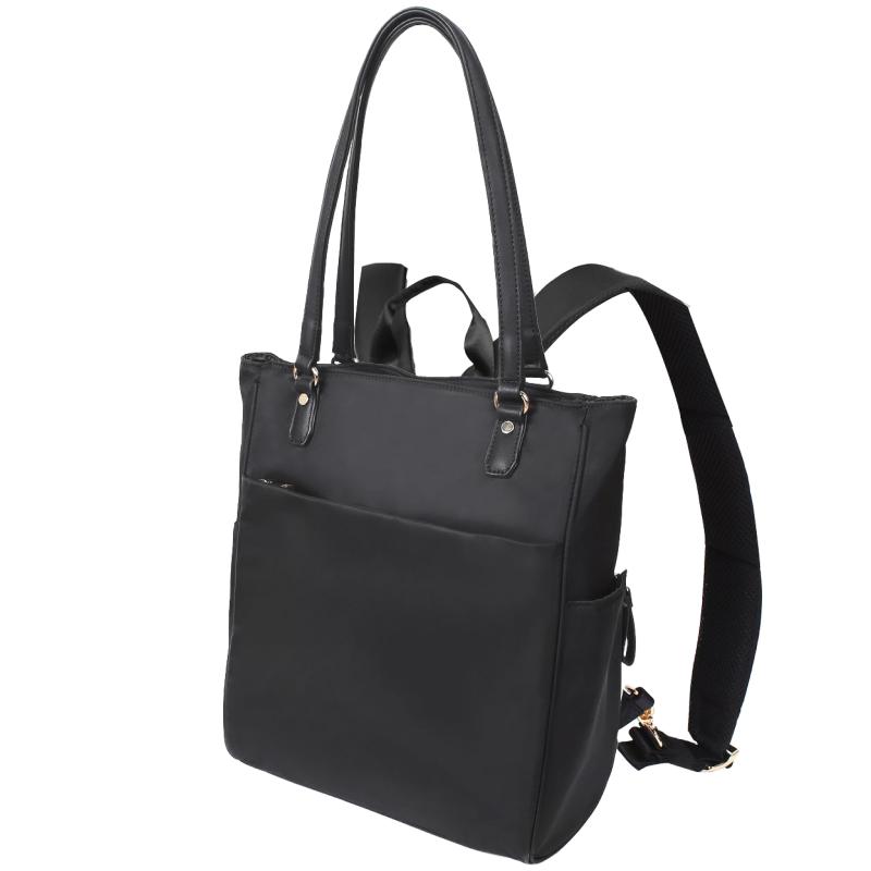 [Liscia] ビジネスリュック レディース 【トートバッグになるリュック】 ビジネスバッグ 通勤 通学 軽量 大容量 A4 通勤バッグ ナイロン PC ノートPC 13インチ対応✅【リュックにもトートにもなるお仕事バッグ】「お客様の前で...