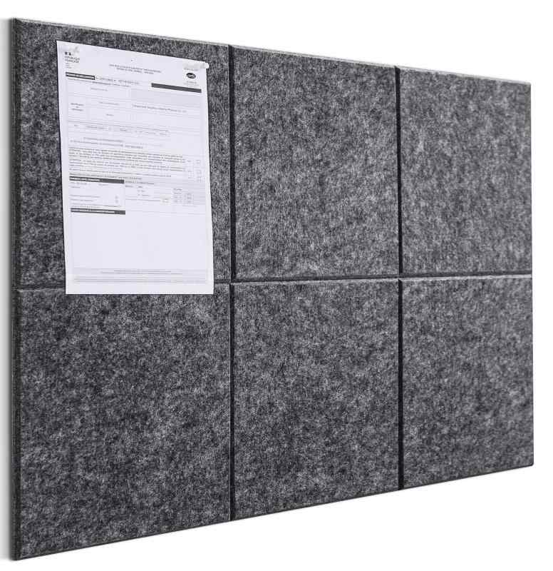 【TYORUI 壁に貼る コルクボードの新定番】60×90cm 穴あけ不要、壁を傷めないフェルトボード6枚セット 木屑が出ない 賃貸でも使える オフィス 家庭用 掲示板 インテリアにも馴染む【TYORUIコルクボード】パッケージには高密度フ...