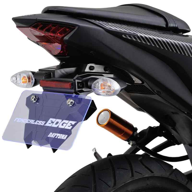 デイトナ(Daytona) YZF-R25/R3(19-21)専用 フェンダーレスEDGE LEDライセンスランプ&amp;リフレクター付属 25803 ブラック●対応車種：YZF-R25/R3(19-21)、MT-25 ABS(19-21...