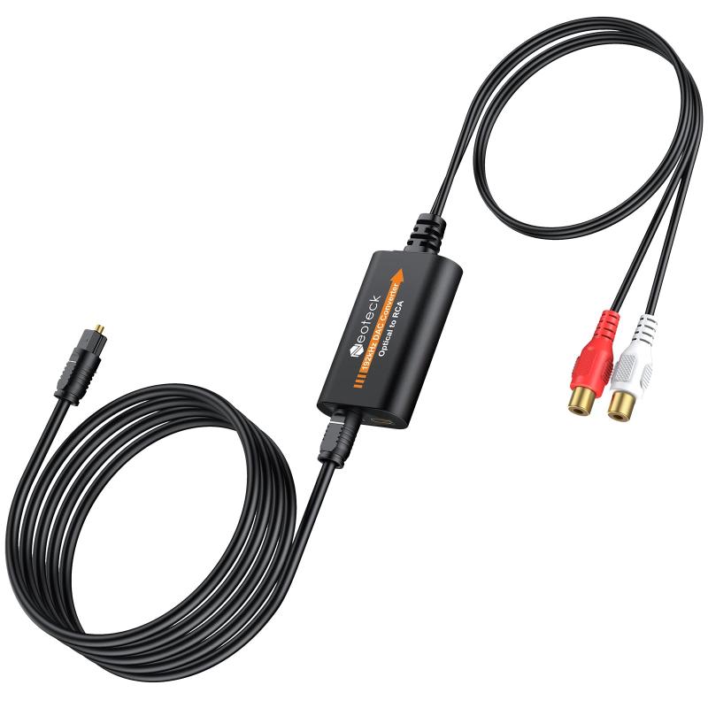 Neoteck 192KHz デジタル to アナログ 音声変換器【デジタル to アナログ変換器】本製品はデジタル信号をアナログ信号に変換できます。