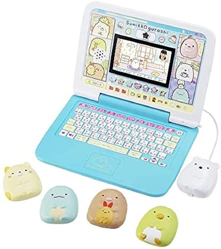 カメラもIN マウスできせかえ すみっコぐらしパソコン プレミアム【日本おもちゃ大賞2021 キャラクター・トイ部門 大賞】単三電池×4個(別売り)セガトイズacアダプター(別売り)にも対応しています。CR2032コイン電池×1個(テスト用...