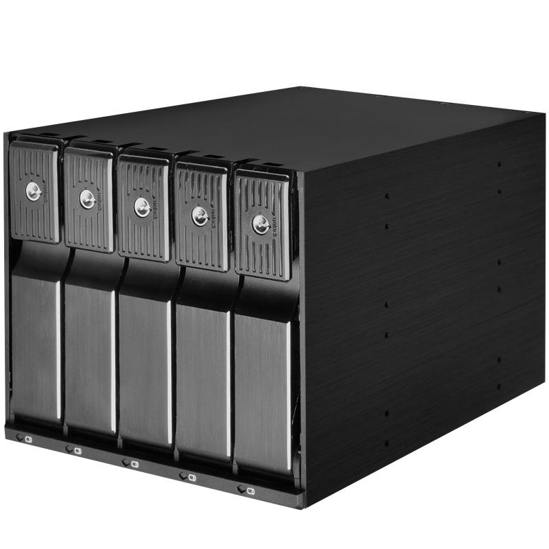 Silver Stone SilverStone 3.5インチSAS SATA 6 Gbit/s HDD*5 リムーバブルケース SST-FS305-12G 711495つ5.25インチスロットの中に、5つ3.5インチSAS 12G / S...