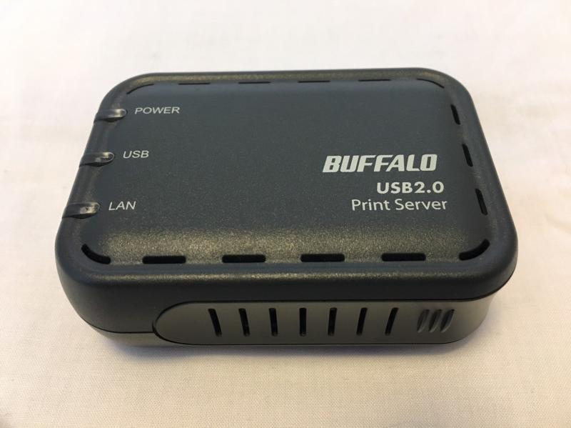 BUFFALO 双方向通信対応プリントサーバ LPV3-U2S仕様:USB対応双方向通信プリントサーバカラー:ブラック外形寸法・重量:(幅)81mm x (奥行)51mm x (高)29mm / 75g