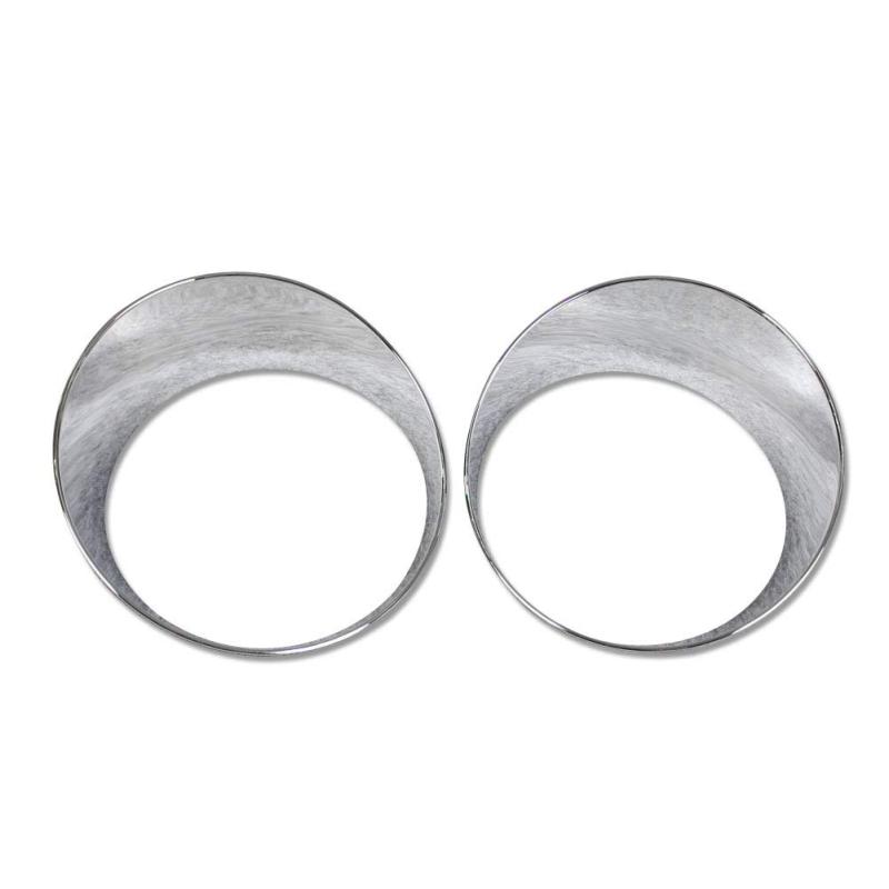 RUIQ ジープ 新型 ラングラー JL 専用 外装 クロームメッキ フロント ヘッドライト ガーニッシュ Jeep Wrangler JL 専用設計1.適合車種:ジープ 新型 ラングラー JL 2018年～2.素材：高品質ABS,メッキ加...