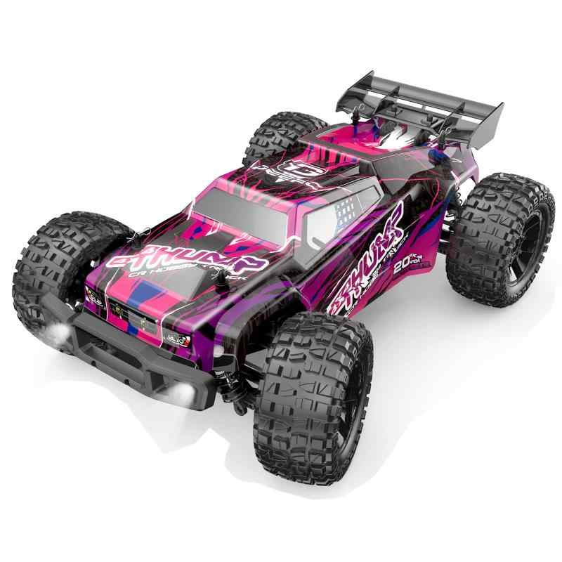 DEERC ラジコンカー オフロード 大人向け こども向け 4WD ブラシレスモーター 大型 四輪駆動 子供 高速 RCカー リモコンカー 2.4Ghz レーシング 耐久性 乗り越え おもちゃ 誕生日 クリスマス プレ
