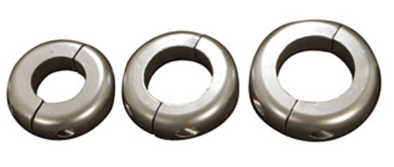 ■商品名：カラージンク ■カラー：シルバー 【サイズ】 （内径x外形x高さx重量） ・22mm×55mm×25mm×0.25kg ・35mm×66mm×25mm×0.24kg ・38mm×65mm×20mm×0.21kg ・40mm×80m...