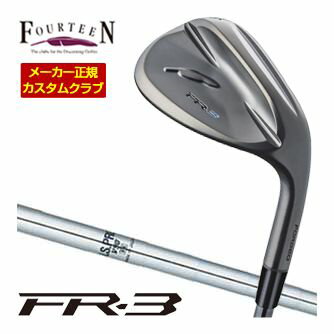 Fourteen フォーティーン FR-3 FR3 ウェッジ ダイヤモンドブラックサテン仕上げ 右用 N.S.PRO NSPRO NSプロ 日本シャフト V90 46度 48度 50度 52度 54度 56度 58度 ギャップウェッジ サン...