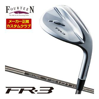 Fourteen フォーティーン FR-3 FR3 ウェッジ パールサテン仕上げ 右用 フォーティーンオリジナル TS-101w スチール ブラックエディション Black Edition 46度 48度 50度 52度 54度 56度 5...