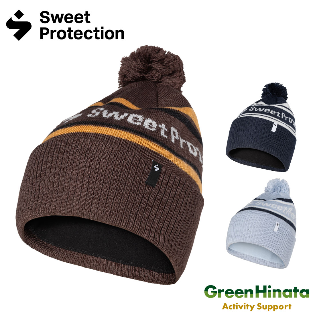 ■主な仕様 【Sweet Protection スウィートプロテクション Method Pom Beanie メソッド ポム ビーニー ニットキャップ 防寒 帽子 ブラウン ダークネイビー ボロウウッド ブルー 820558】 ■素材：メイ...