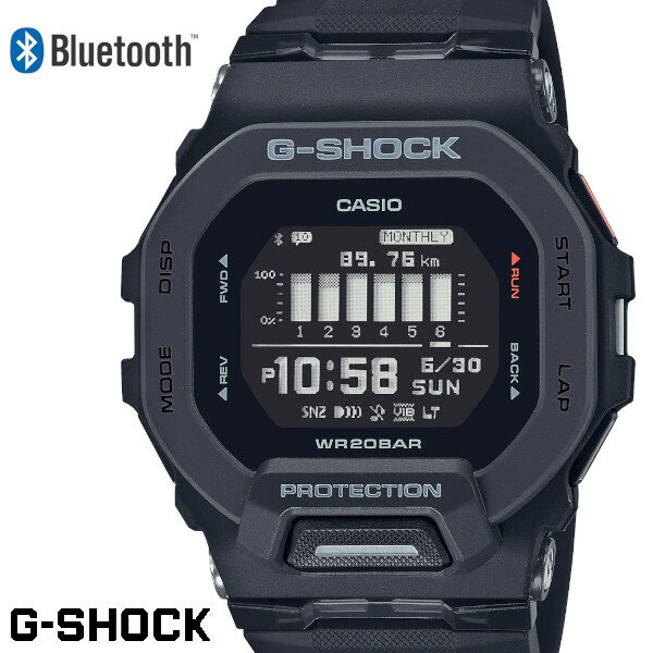 G-SHOCKのスポーツライン「G-SQUAD」。 距離計測機能やスマートフォン連携機能等、ランニングなどのトレーニングに役立つ機能を搭載しました。 スマートフォンのGPS機能と連携することで計測距離を補正。一度補正すると次回から時計単体で...