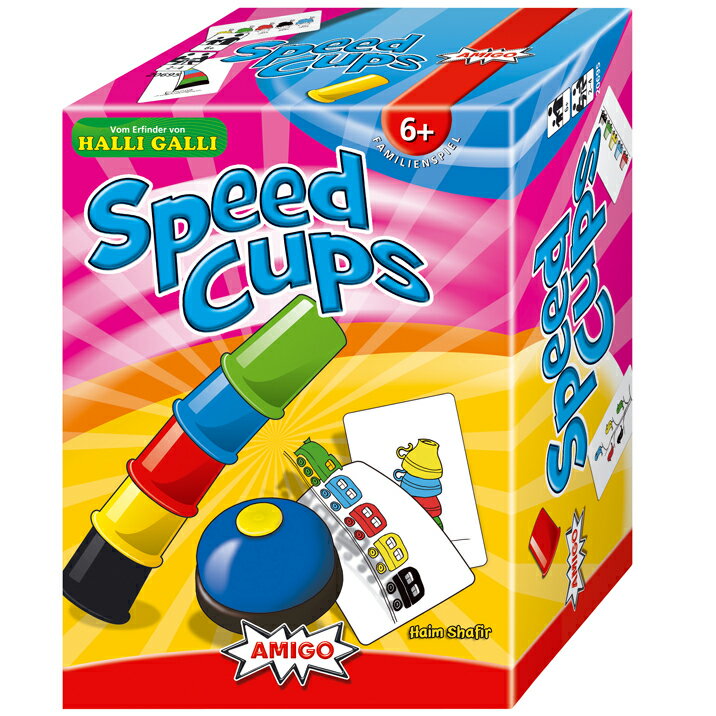 ●●●スピードカップス●●● アクションゲームの最高傑作！！ドイツ・アミーゴ社から送る、ハイパースピドゲームです！！ ハリガリのゲームデザイナーとしても、有名なハイム・シャフィール氏（Haim Shfir）の作品、スピードカップス。ルールは...