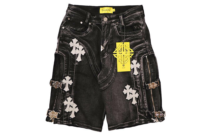 ★商品説明★ スタイル デニムショーツ 素材 98% COTTON / 2% SPANDEX サイズ ●28 ┣ウエスト:約79cm ┣総丈:59cm ┣股下:32cm ┗裾幅:27cm ●30 ┣ウエスト:約84cm ┣総丈:60cm ┣...