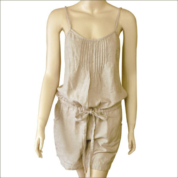 商品説明素材・綿70％・麻30％サイズ平置き）&nbsp;Lサイズ ・タグ記載サイズ：ウエスト69cm〜77cm実寸(平置き)・着丈：89cm　身幅：43.5cm　ウエスト：45cm　前股上：22.5cm　 後ろ股上：34cm　ヒップ：51...