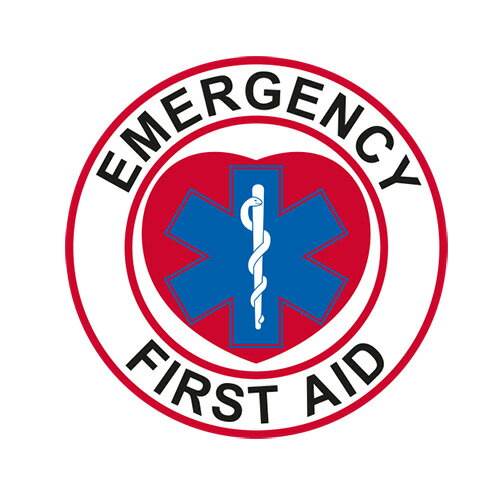 ■サイズ：直径7cmFIRST AIDスターオブライフステッカー ■サイズ：直径7cm 心臓を表すハートにスターオブライフを重ねたデザインです。 「EMERGENCY FIRST AID」は"緊急時の応急処置"という意味です。 &nbsp;...
