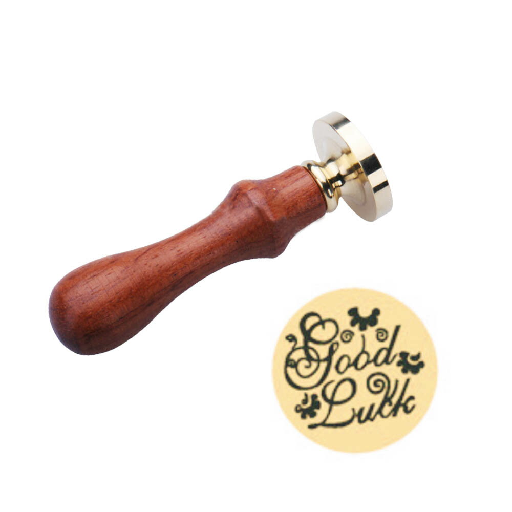 シーリングワックス用スタンプ 材質：金属、木 スタンプ部分の直径2.5cm 製品寸法：約2.5x2.5x9cm 贈り物や手紙に添えることで個性を演出できる一品です。お祝いのイベントに添えてみては。WAXLABO　ワックスラボ　スタンプ　シー...