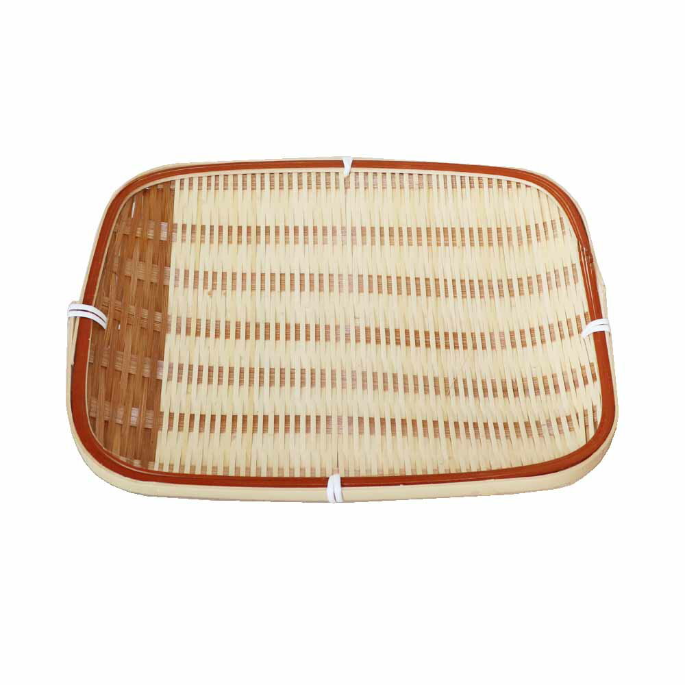 かご、バスケット 製品寸法：22x16x2.5cm（深さ2.5cm） 果物を入れたりお菓子を入れたりしてご使用いただけます。 店舗のディスプレイや飾りつけにもおすすめ。 材質：竹ざる　かご　竹製　バスケット　卓上かご 　ディスプレイ　jbb...