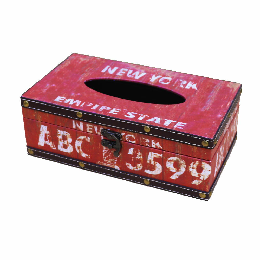 製品サイズ：　約25x14x9cm 内側寸法：　約23.5x12.5cm 市販のティッシュケースがちょうど入る大きさ。 おしゃれなインテリア雑貨・小物 オールドアメリカン調