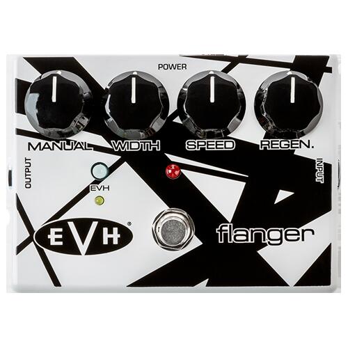 EVH117 Flanger 定番のM-117Rフランジャーにエディ・ヴァン・ヘイレンスイッチを搭載、 スイッチ操作だけで”Unchained”サウンドの設定が得られます。 電源18V：006P/9V乾電池 x2、または18V DV/ACア...