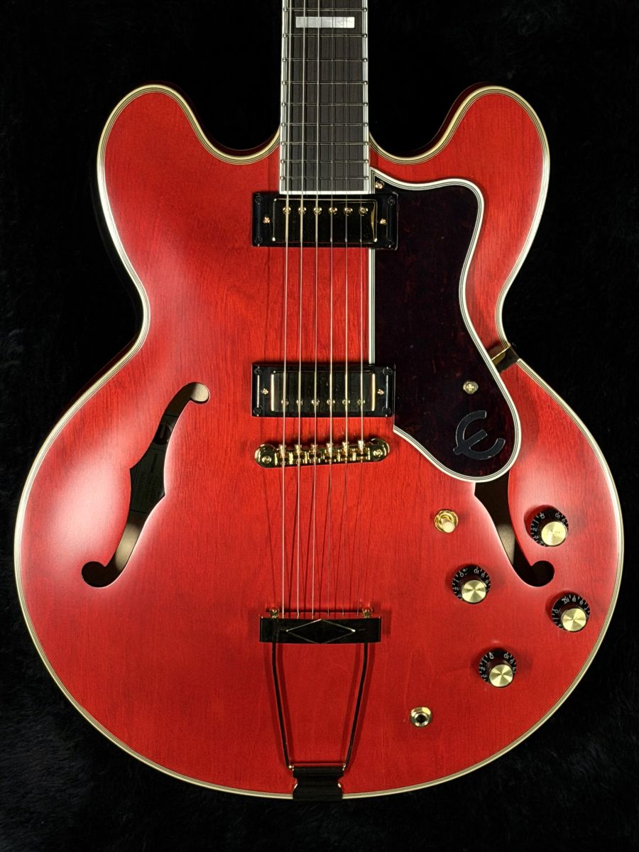 Epiphone Masterbilt Gem Archer Sheraton #26031511055 -Cherry Red- が入荷致しました!! 2026年製　Made In China !! ジェム・アーチャーはオアシス、ビーディ...