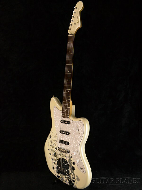 【楽天市場】Squier SCANDAL MAMI JAZZMASTER PEARL WHITE "Stratomaster" 新品 ...