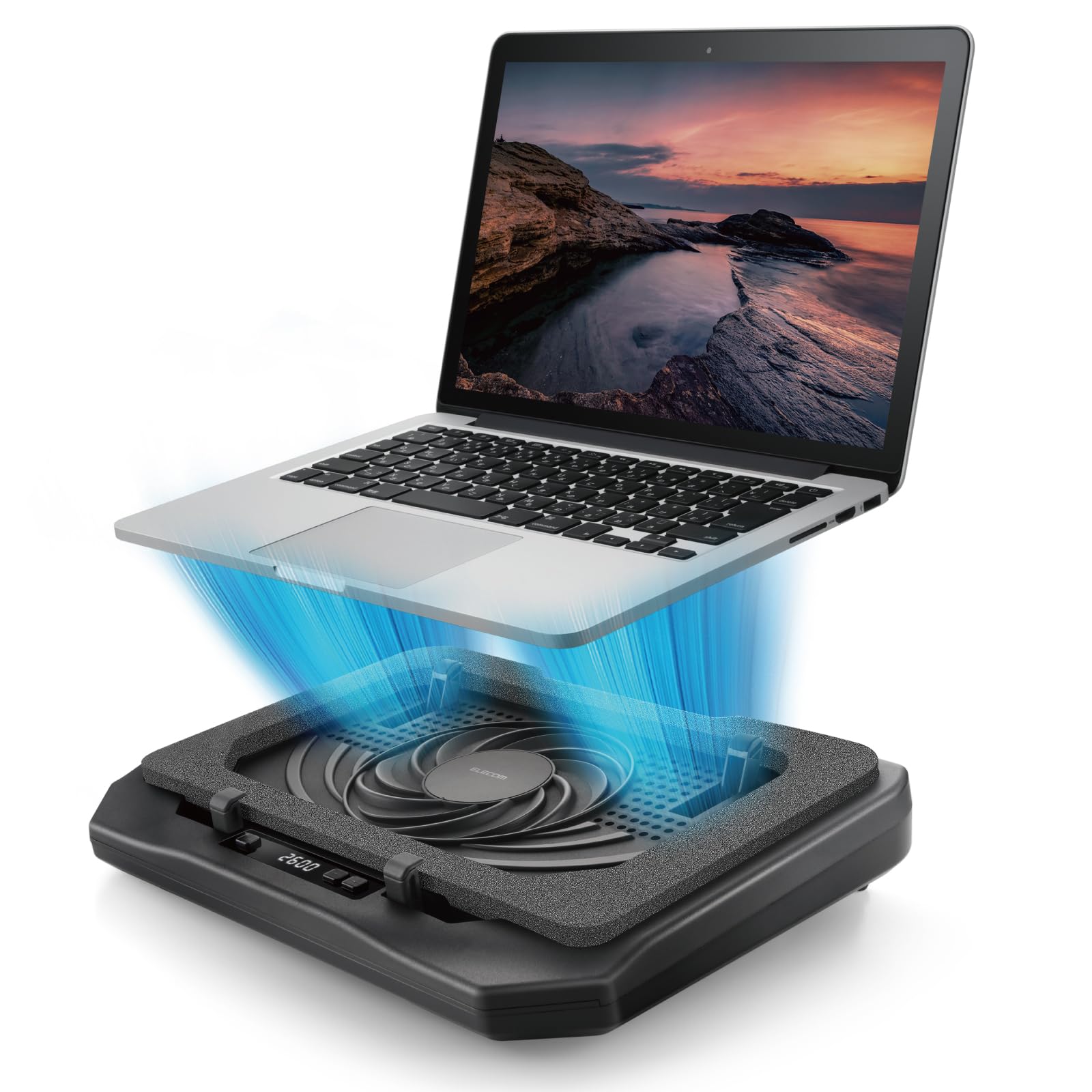 商品の特徴AIパソコン(AI PC)のような高性能なパソコンなど、幅広い機種で快適に使用できる、ノートパソコン用クーラーです。15.6~18インチのノートパソコンは、クッション性のある密閉フォームパッドが隙間をふさぎ、ファンの風を逃さず効率...