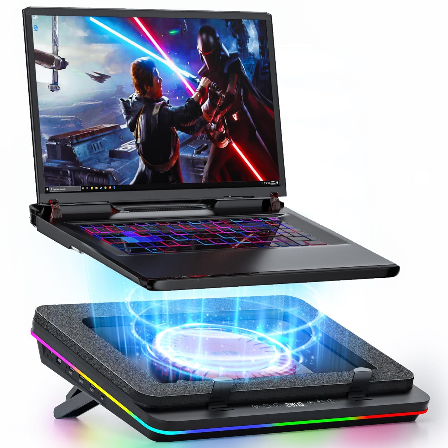 商品の特徴完璧なマッチング:工業グレードのターボファン+密封フォームを組み合わせ、強力な冷却効果を作り出し、360度無差別冷却で、ノートパソコンの冷却穴がどこにあっても、同じ冷却効果を得ることができます。巨大なターボファン:GT600V2は...